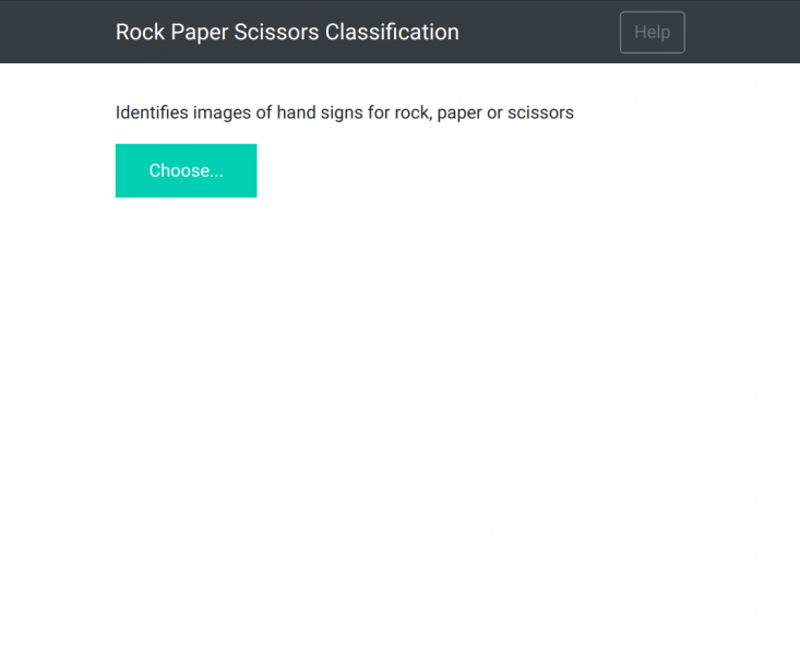 Serving Rock Paper Scissors Image Classifier App Built With Tensorflow 2 Keras And Flask